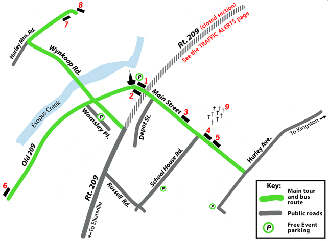 Stone House Day: Local Map